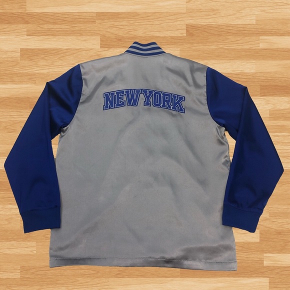 adidas | Jackets & Coats | Adidas Silky Satin New York Knicks Nba ...